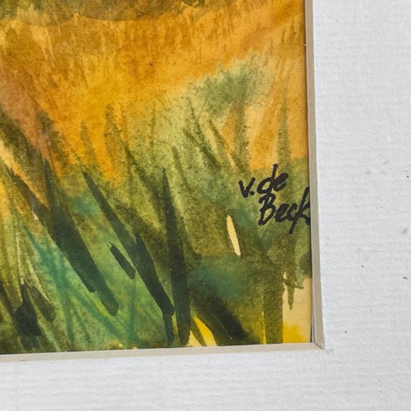 Vander de Beck | Art | American Rustic Barn Original Framed Signed Van ...